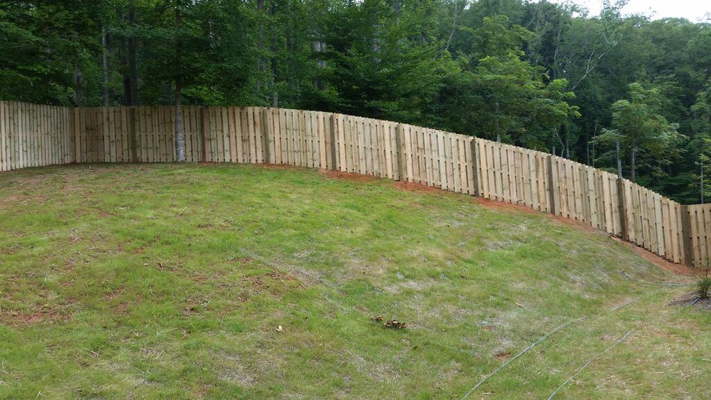 Six Foot Shadow Box Fence Builder In Asheville JSJ Fencing